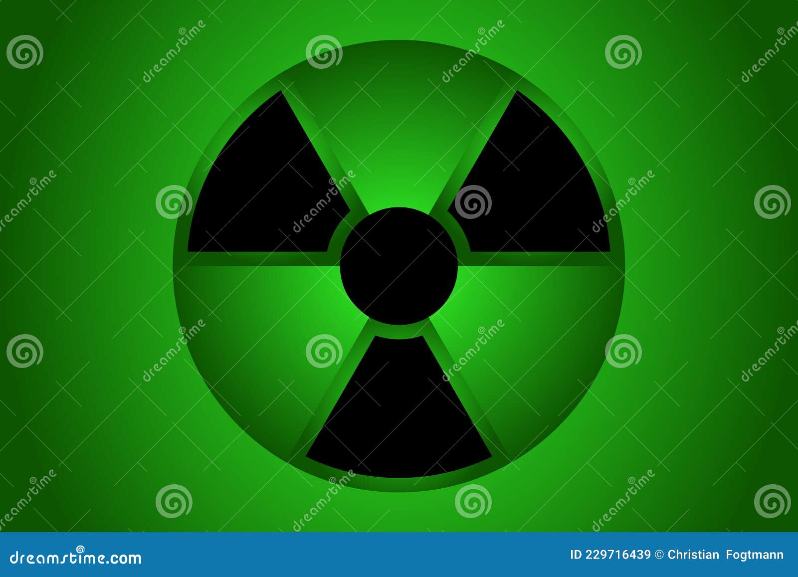 Green Nuke Or Nuclear Bomb From World War Two Isolated On A White ...