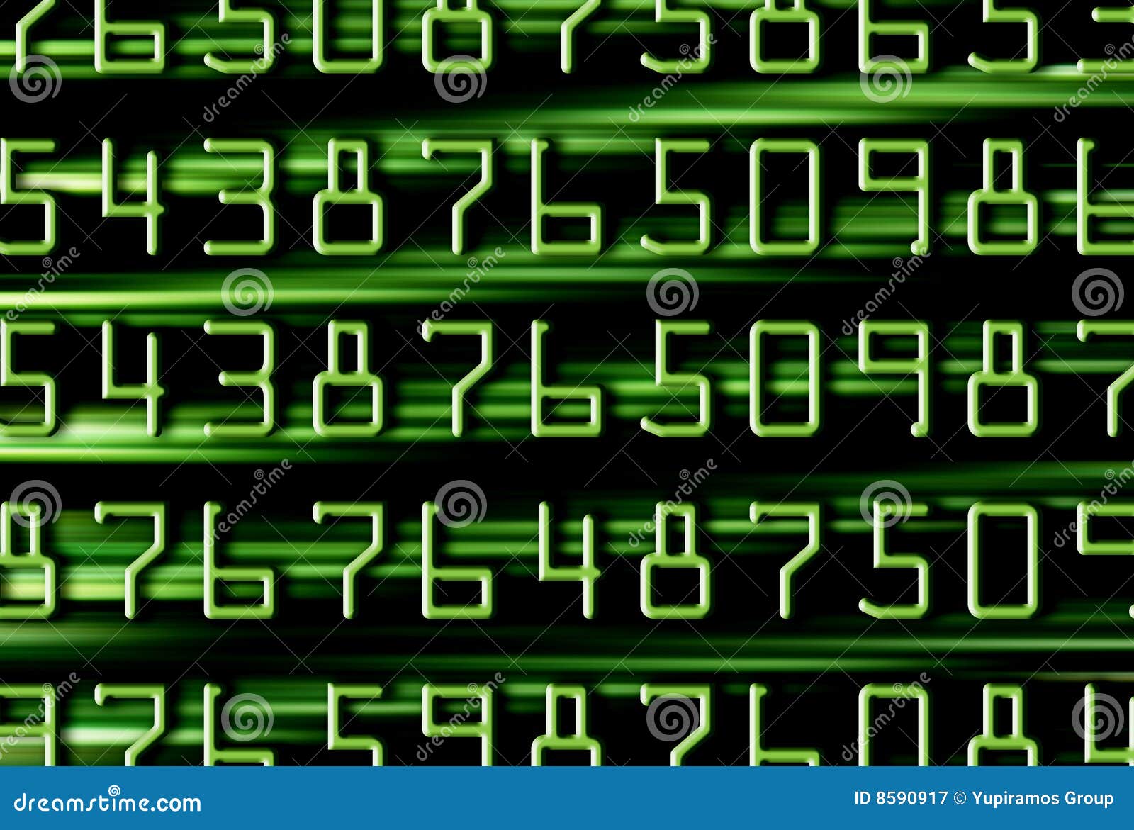 Green numbers stock illustration. Illustration of concepts - 8590917