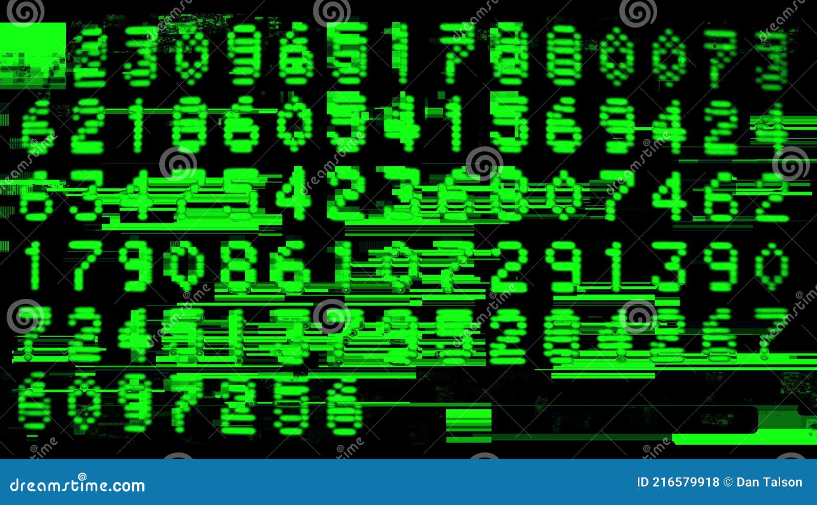 Green Numbers and Data Computer Code Stock Footage - Video of digital ...