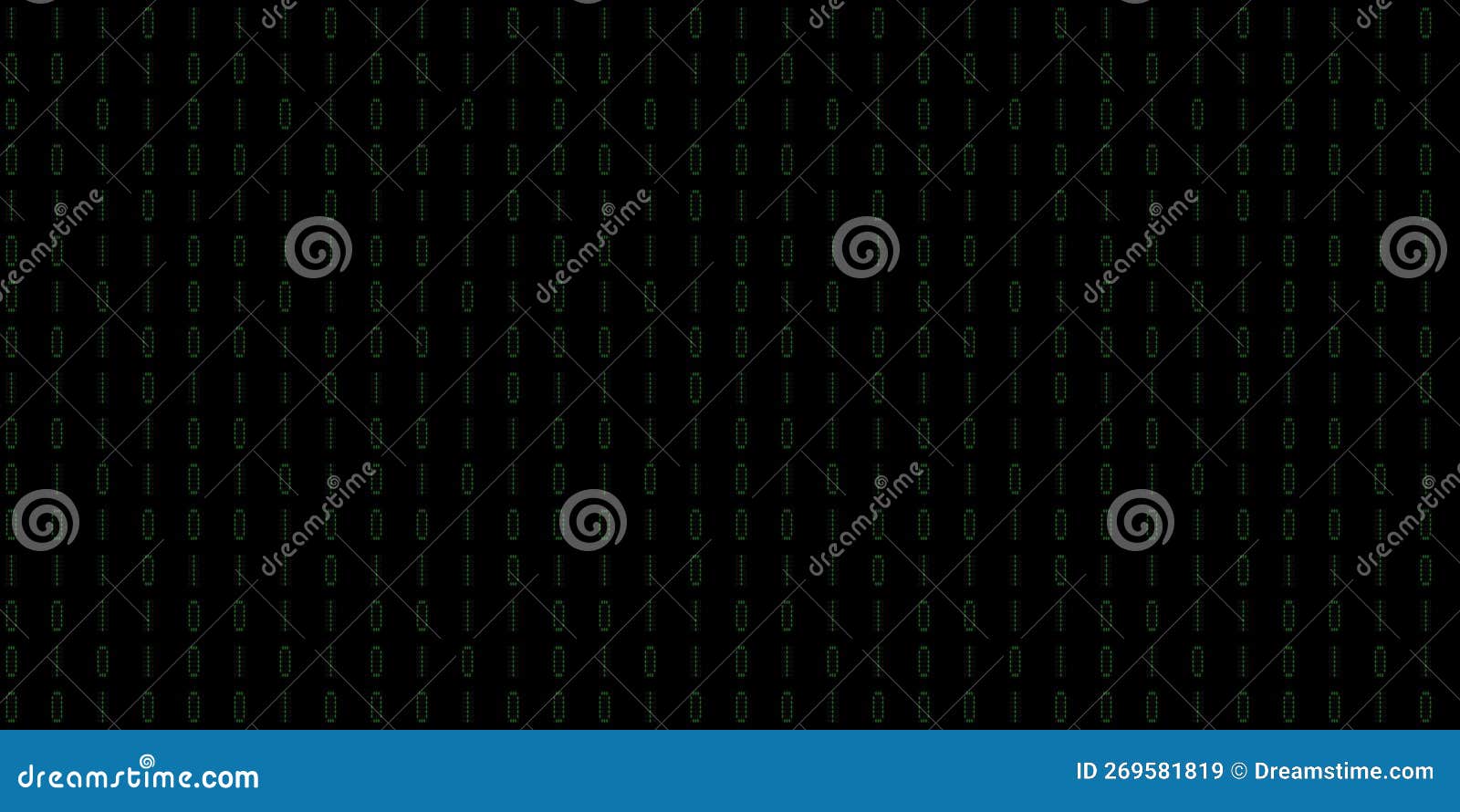 Green Numeral Tech Design Backdrop. Abstract Display Digit Pattern. Electronic Numbers ...
