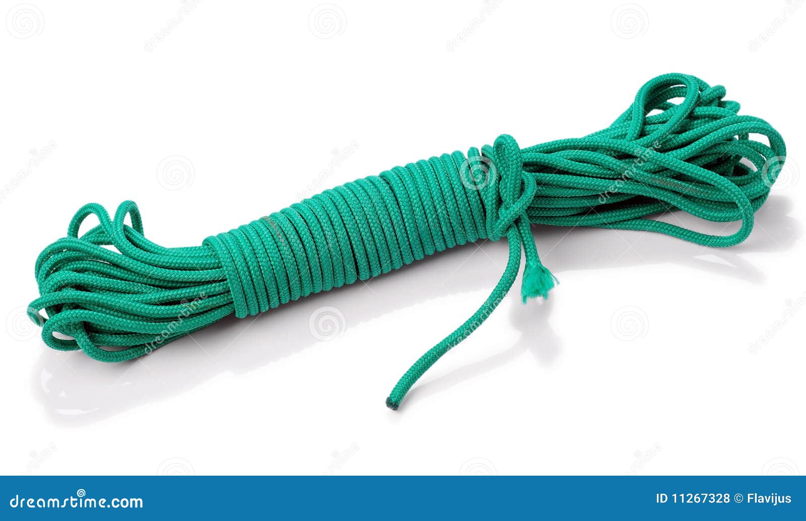 Green nylon rope stock photo. Image of tied, green, equipment - 11267328
