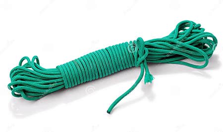 Green nylon rope stock photo. Image of tied, green, equipment - 11267328