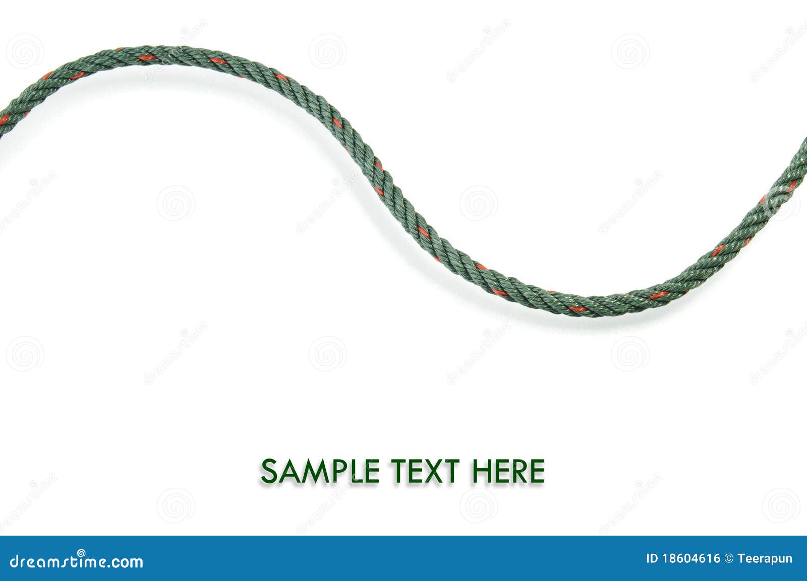 Green nylon rope stock photo. Image of studio, string - 18604616