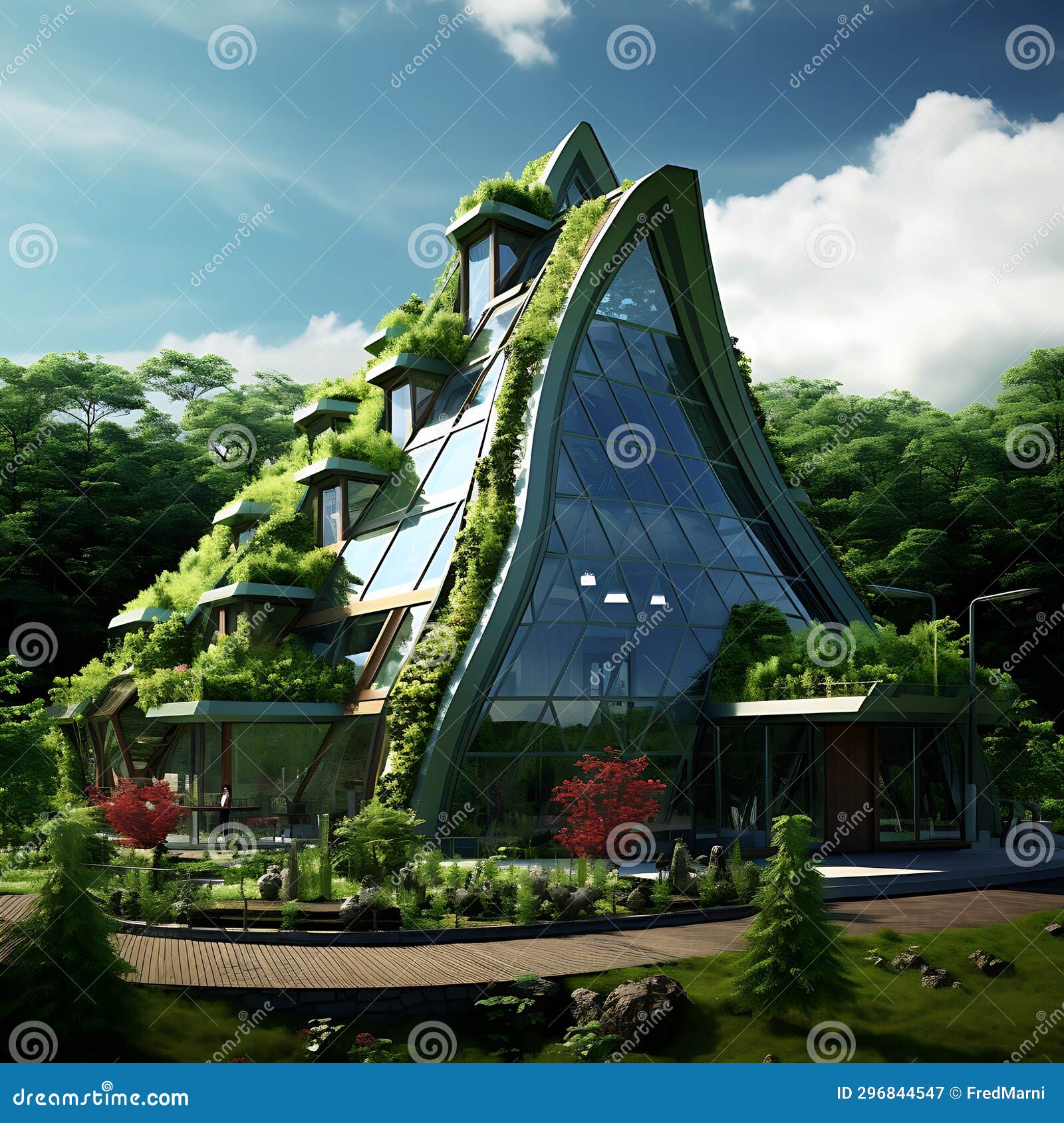 Triangular Building Industrial Logo. Cartoon Vector | CartoonDealer.com ...