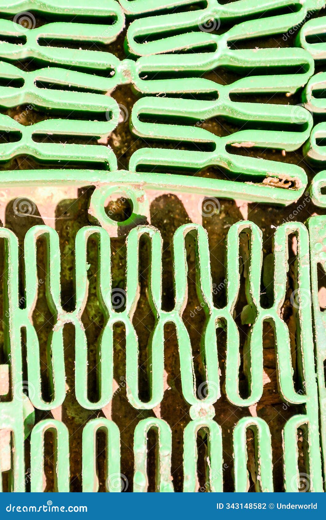 A Green Object with a Lot of Holes in it Stock Photo - Image of ...