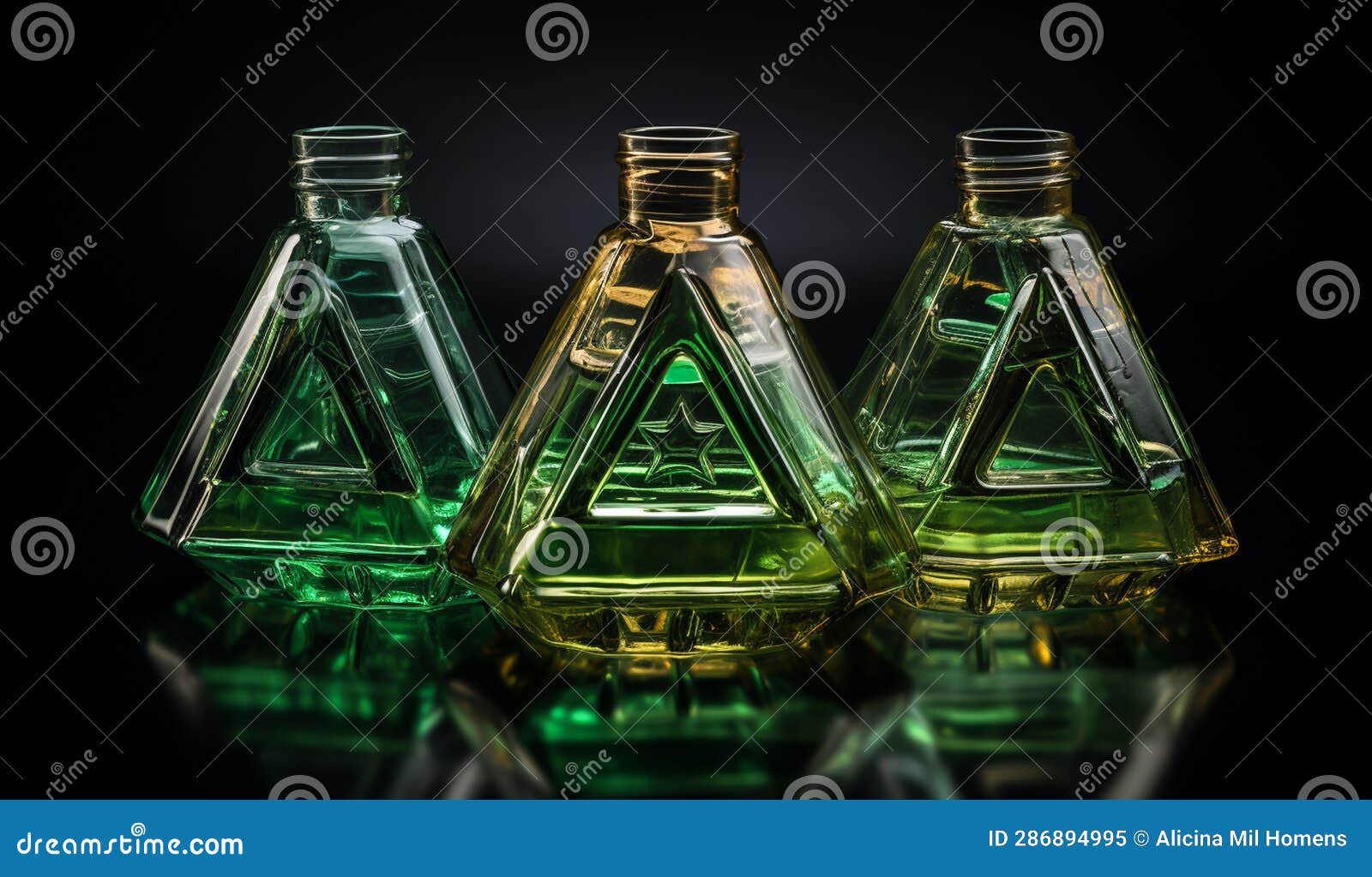 Green Objects in an Environment and Ecology Concept. AI Generated Stock ...