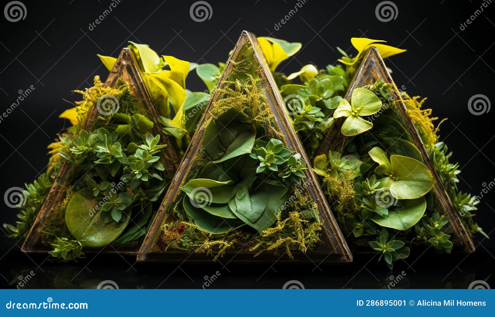 Green Objects in an Environment and Ecology Concept. AI Generated Stock ...