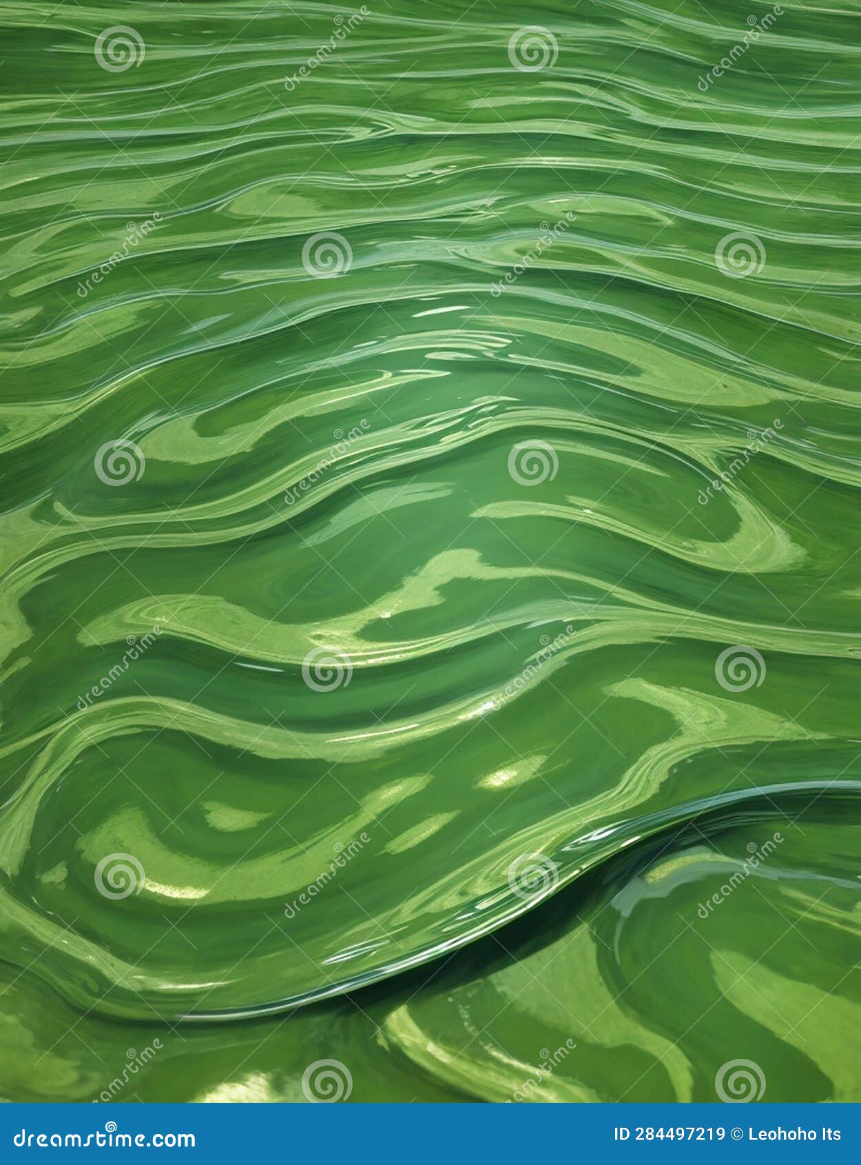 Green Oily Abstract Background Design. Green Water Ripple Stock ...