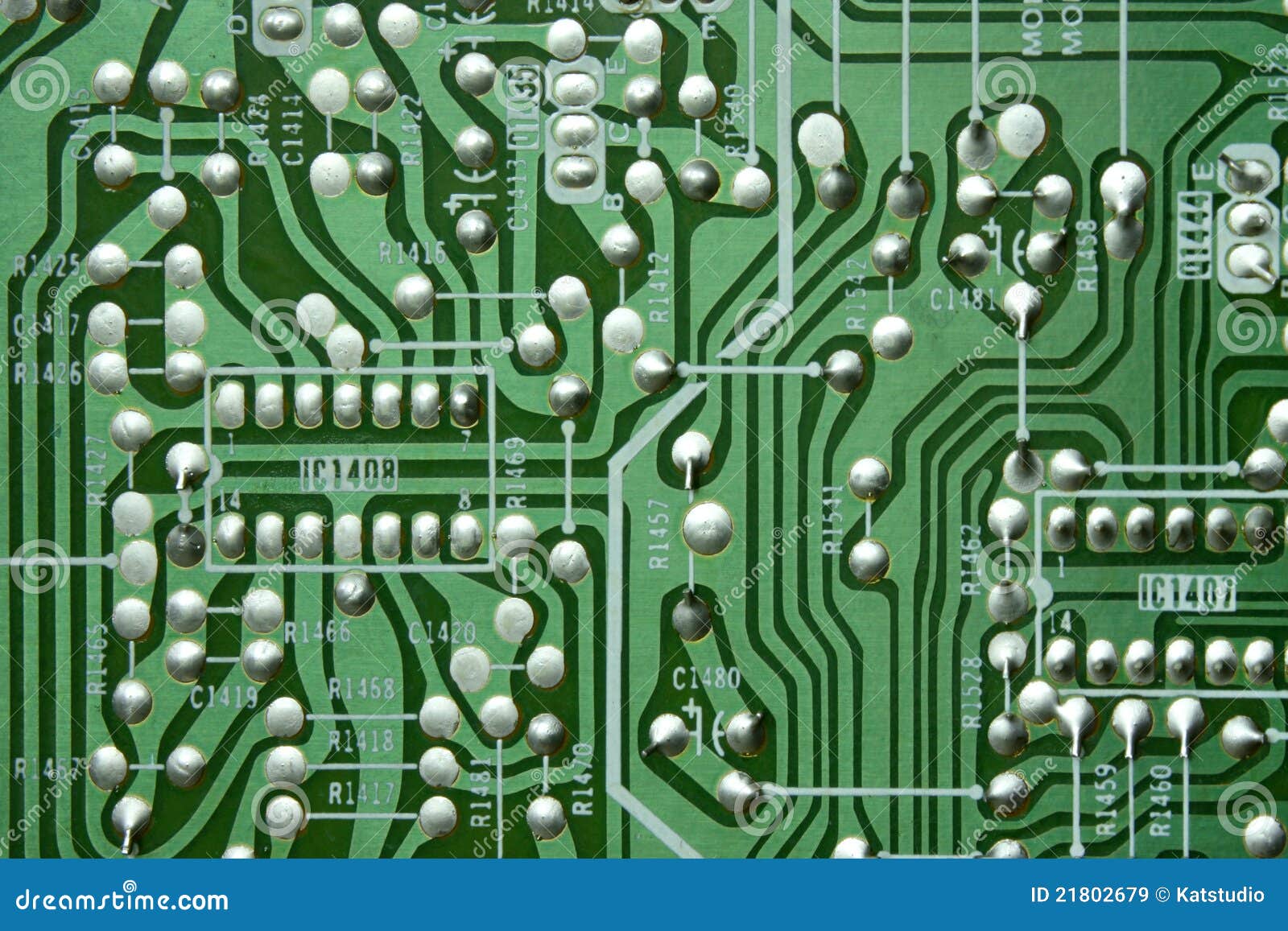 Green old circuit board stock image. Image of plate, circuit - 21802679