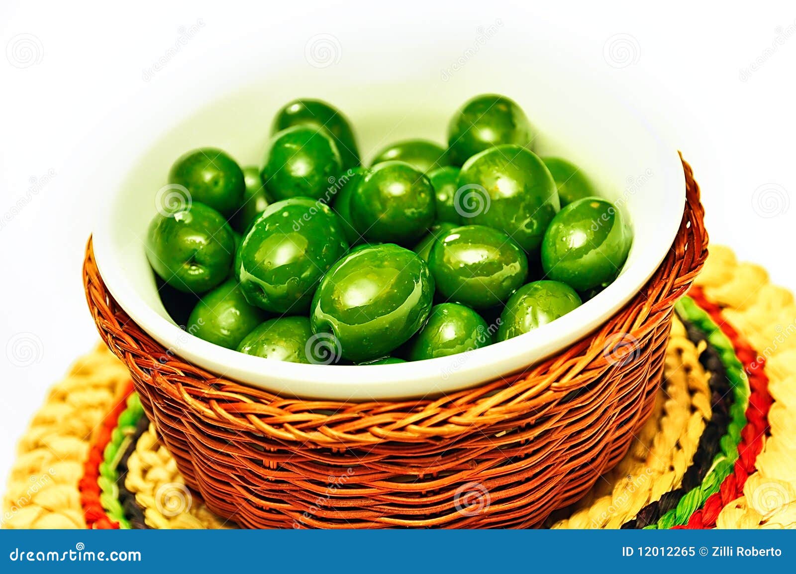 Green Olive stock image. Image of background, shallow - 12012265