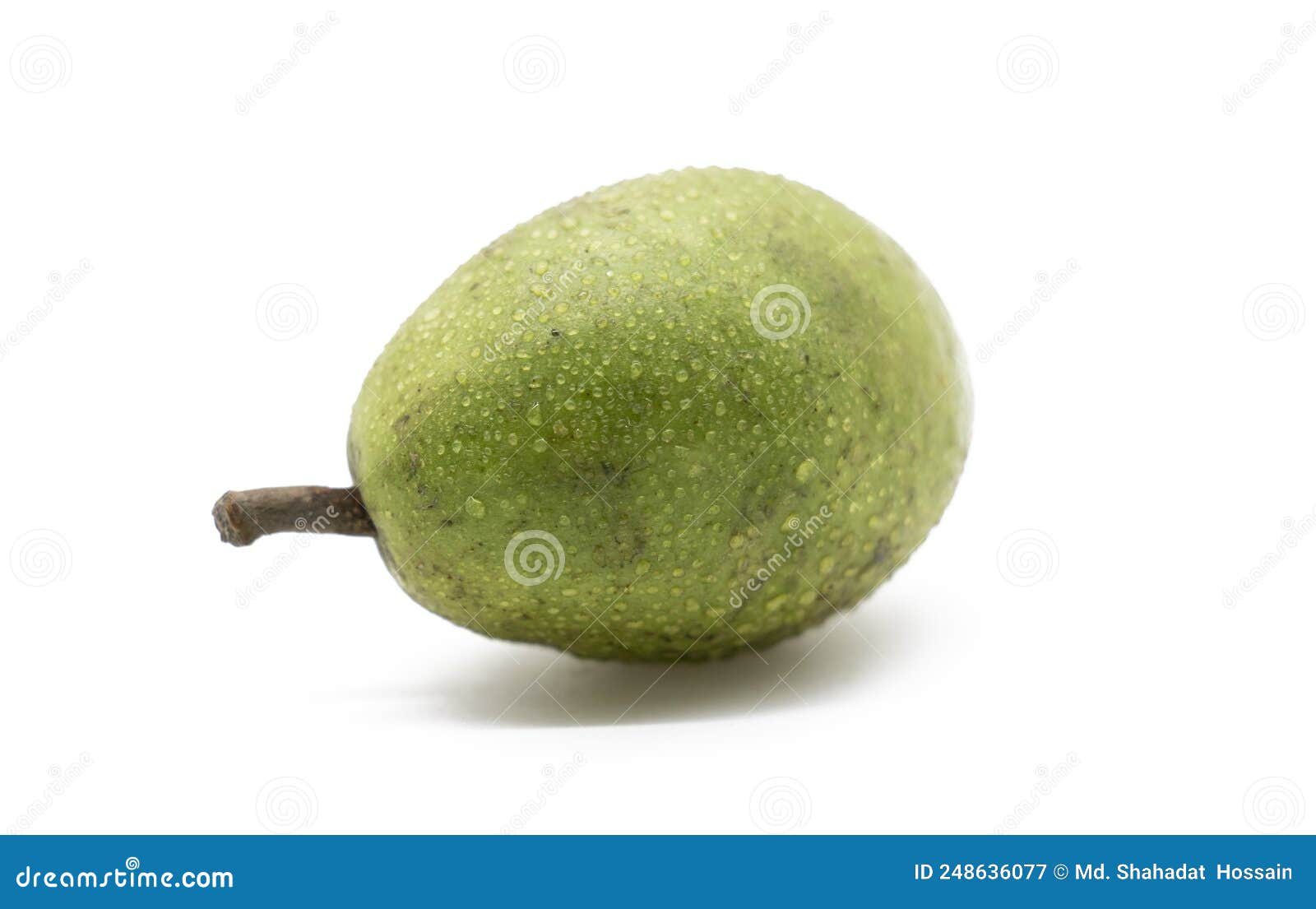 Green Olive Isolated on White Background, Jolpoi Fruit Stock Image ...