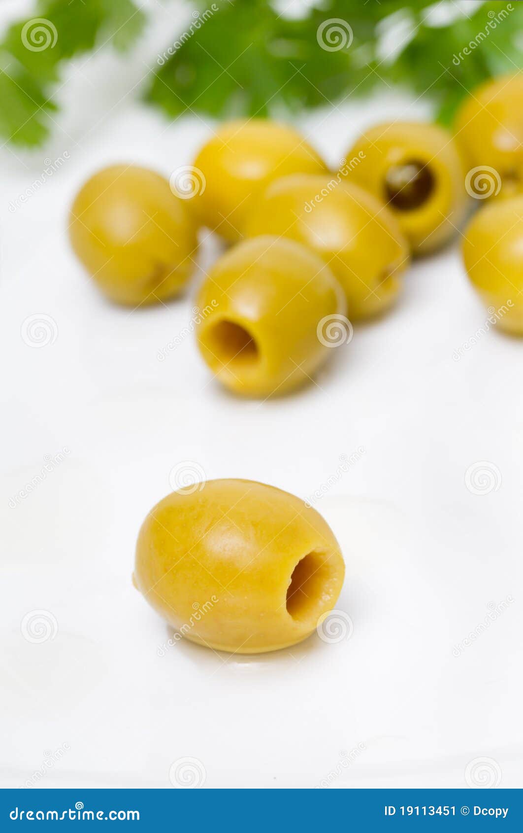 Green Olives on a Plate Close-up Stock Image - Image of berries, snack ...