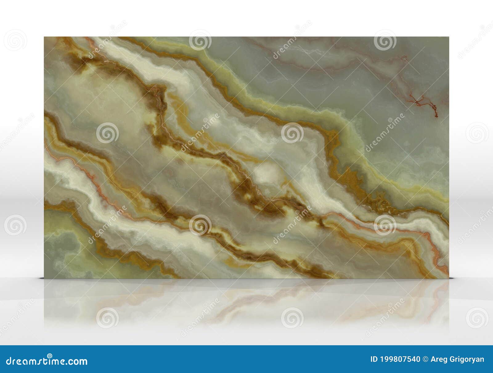 Green Onyx Tile 3D Illustration Stock Illustration - Illustration of ...