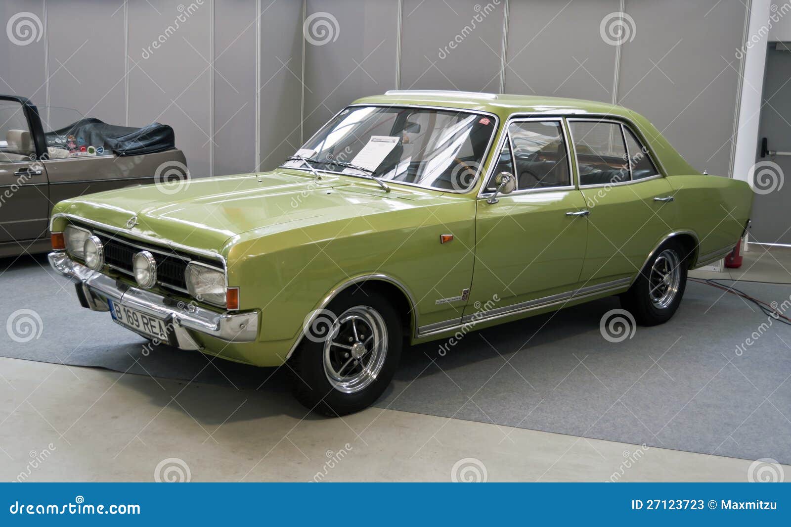 Green Opel editorial stock photo. Image of design, black - 27123723