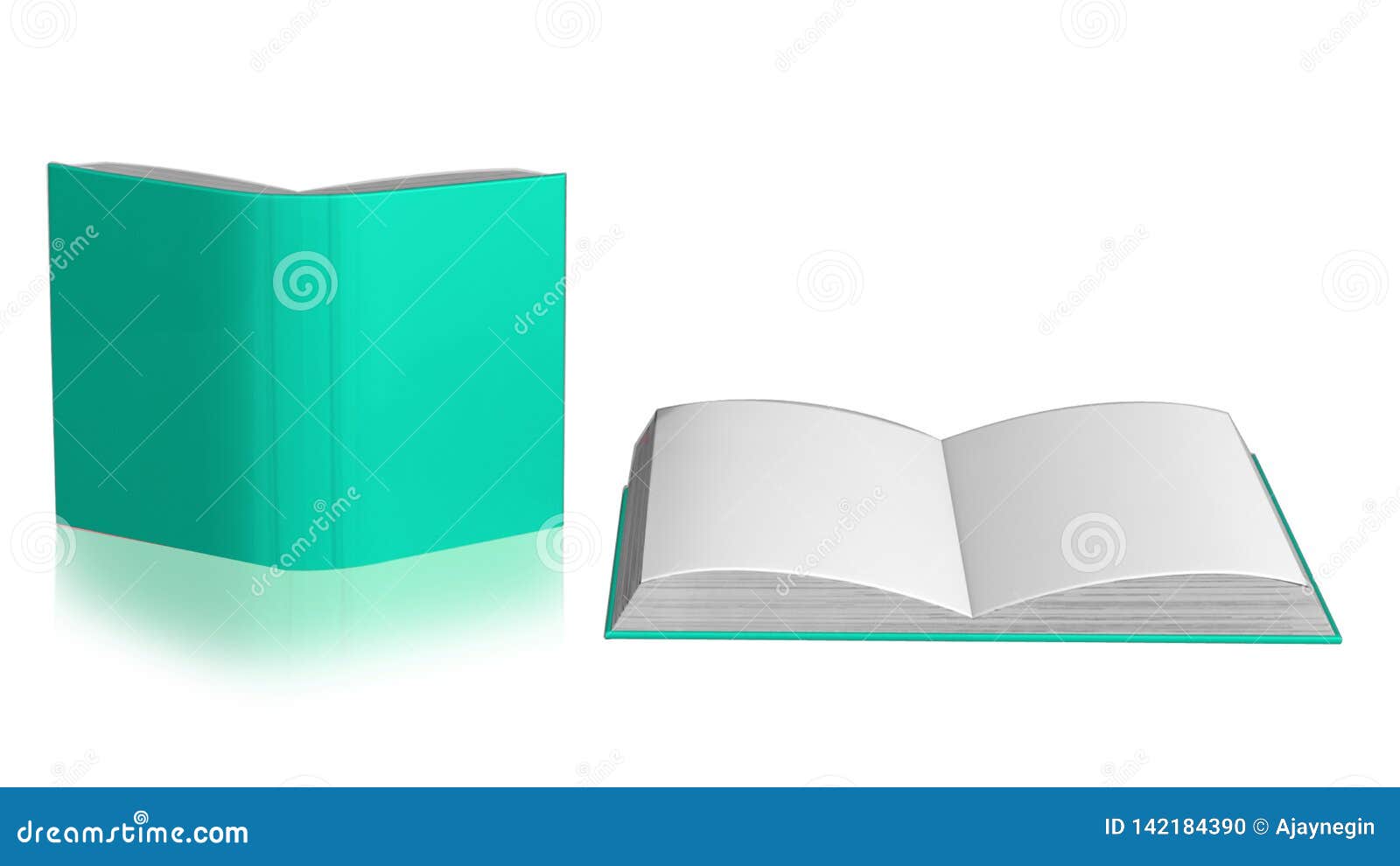 Green open and closed book stock illustration. Illustration of document ...