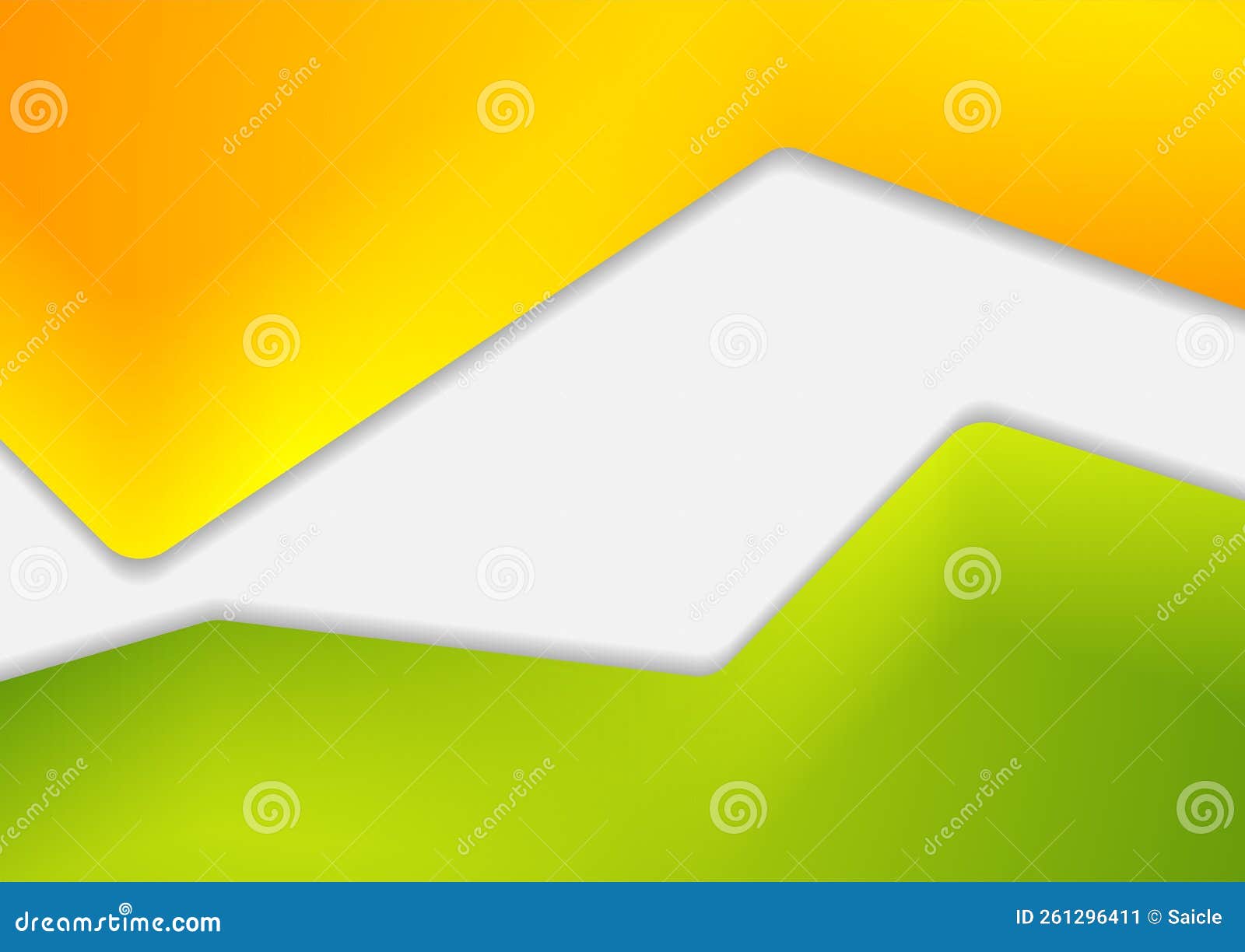 Green and Orange Abstract Corporate Geometric Background Stock Vector ...