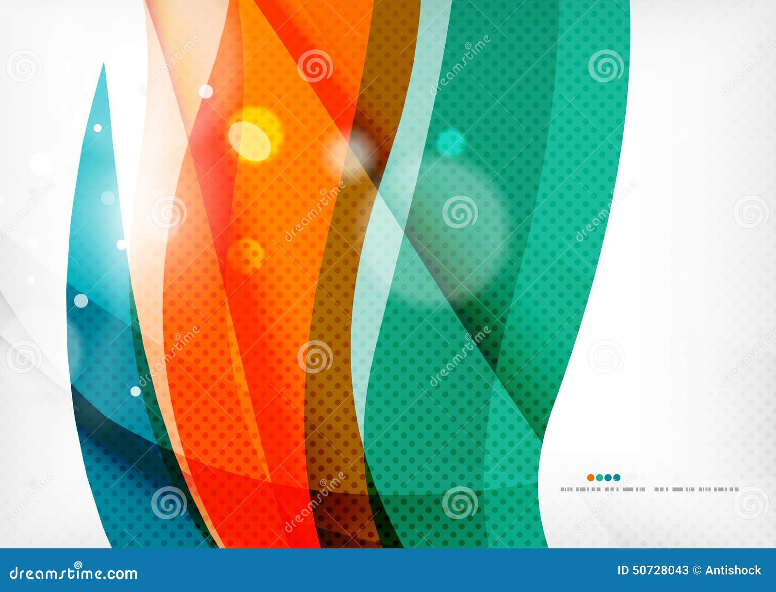 Green and Orange Lines Modern Abstract Background Stock Vector ...