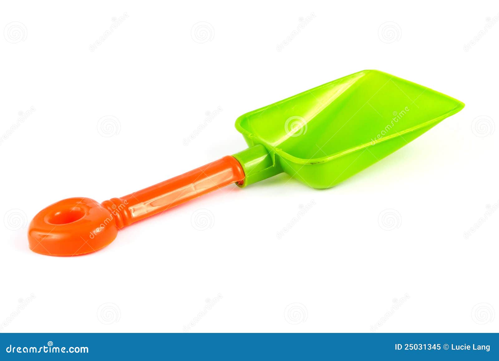 Green and Orange Plastic Kids Spade Stock Image - Image of spade ...