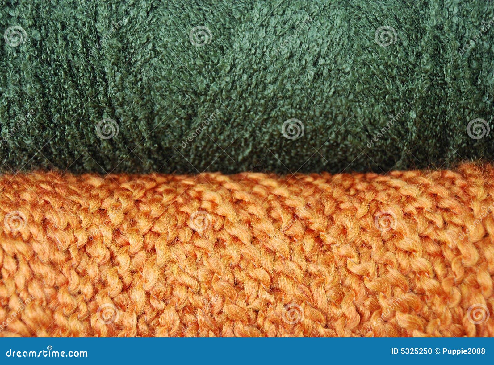 Green and Orange Yarn Background Stock Photo - Image of crochet ...