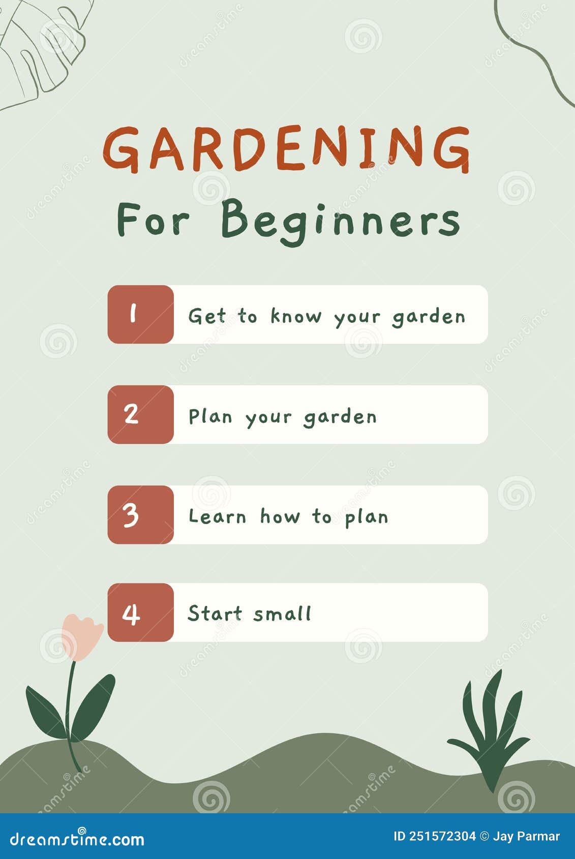 Gardening For Beginners, How To Plant, For Children, Girl Is Planting ...