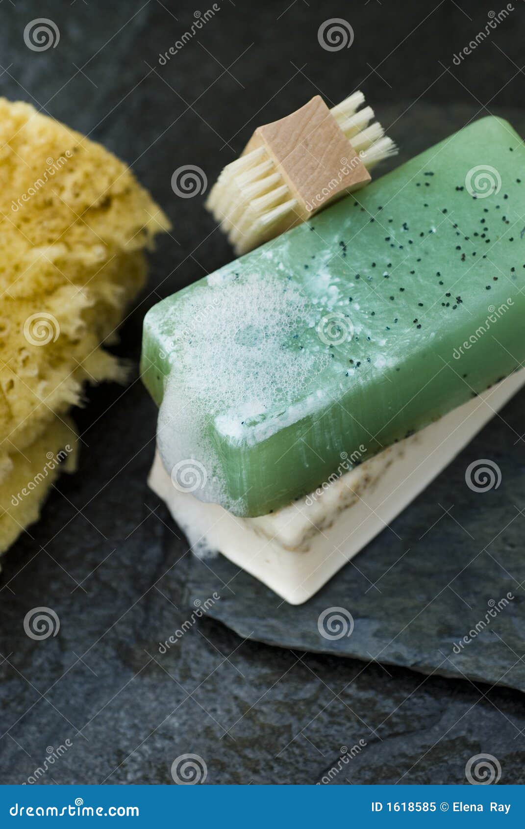 Green Organic Soap stock image. Image of health, natural - 1618585