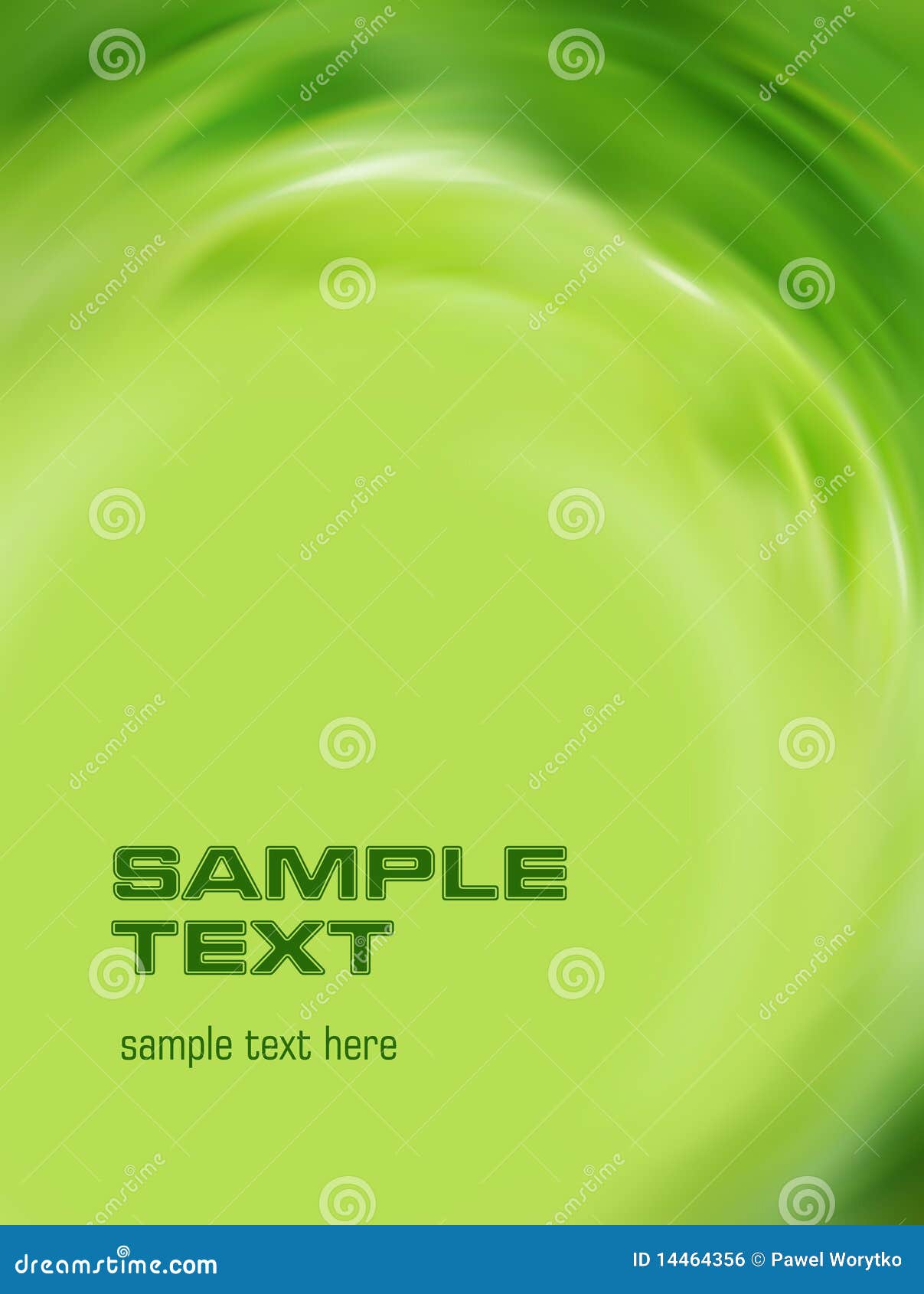 Green oval stock illustration. Illustration of round - 14464356