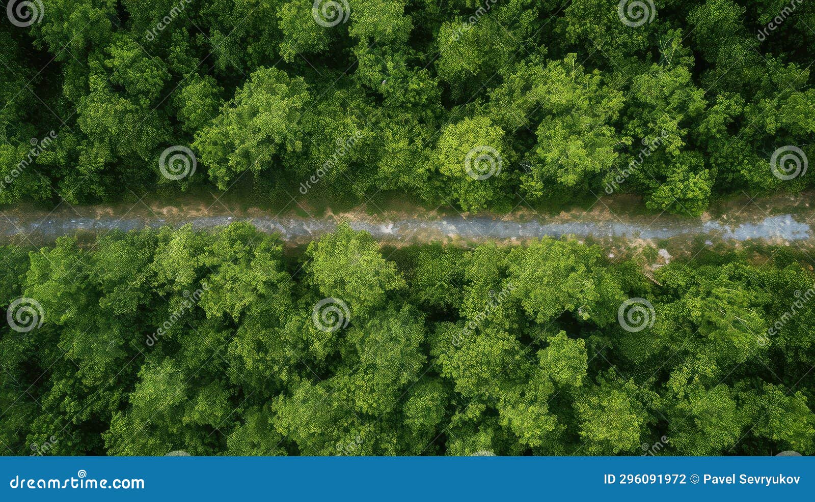 Green Overhead Tree Border Top View Stock Photo - Image of beautiful ...