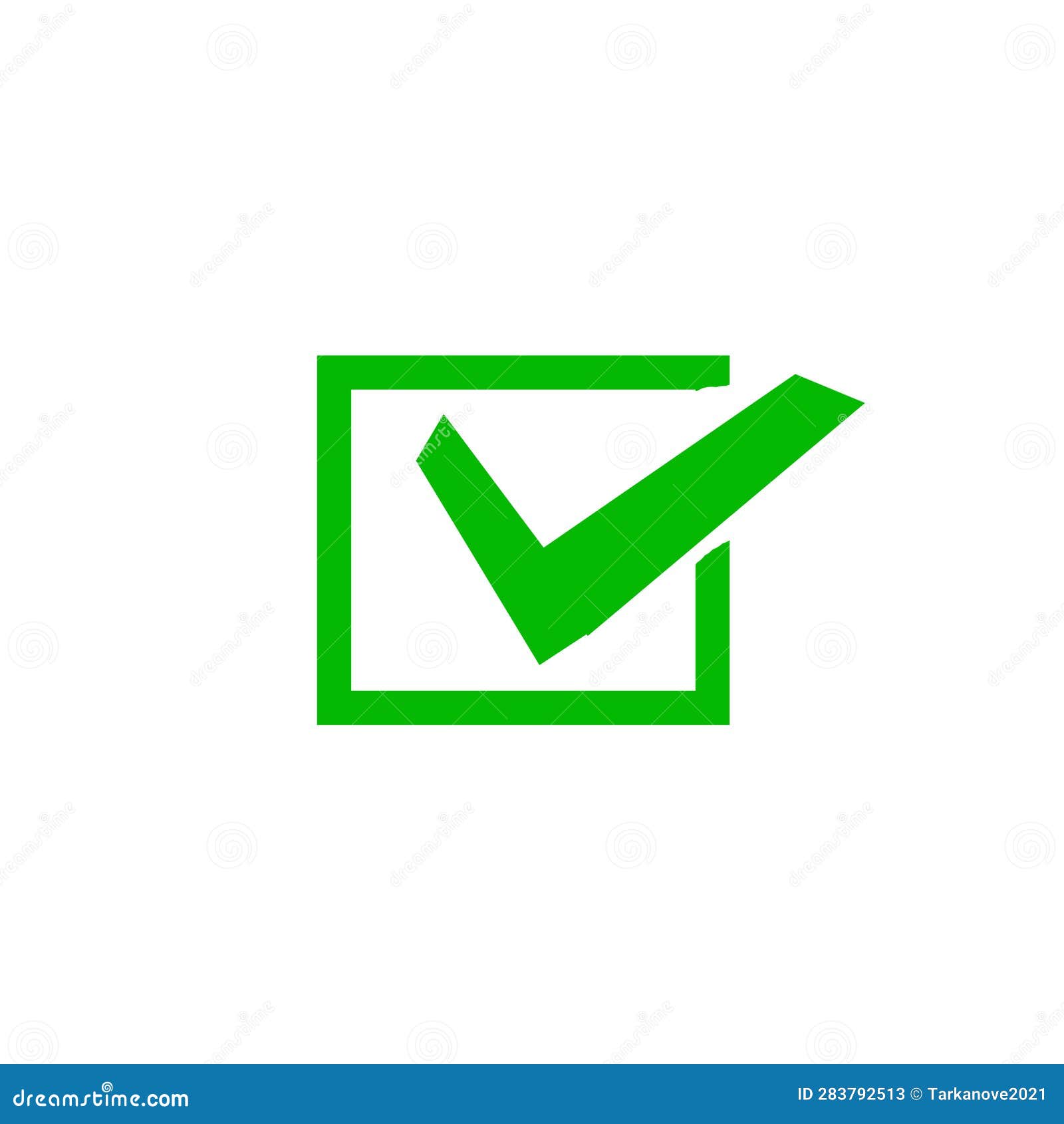Check mark stock illustration. Illustration of poll - 283792513