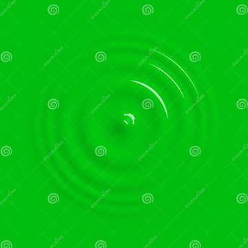 Green Paint Drop Falling on Surface Background Stock Illustration ...