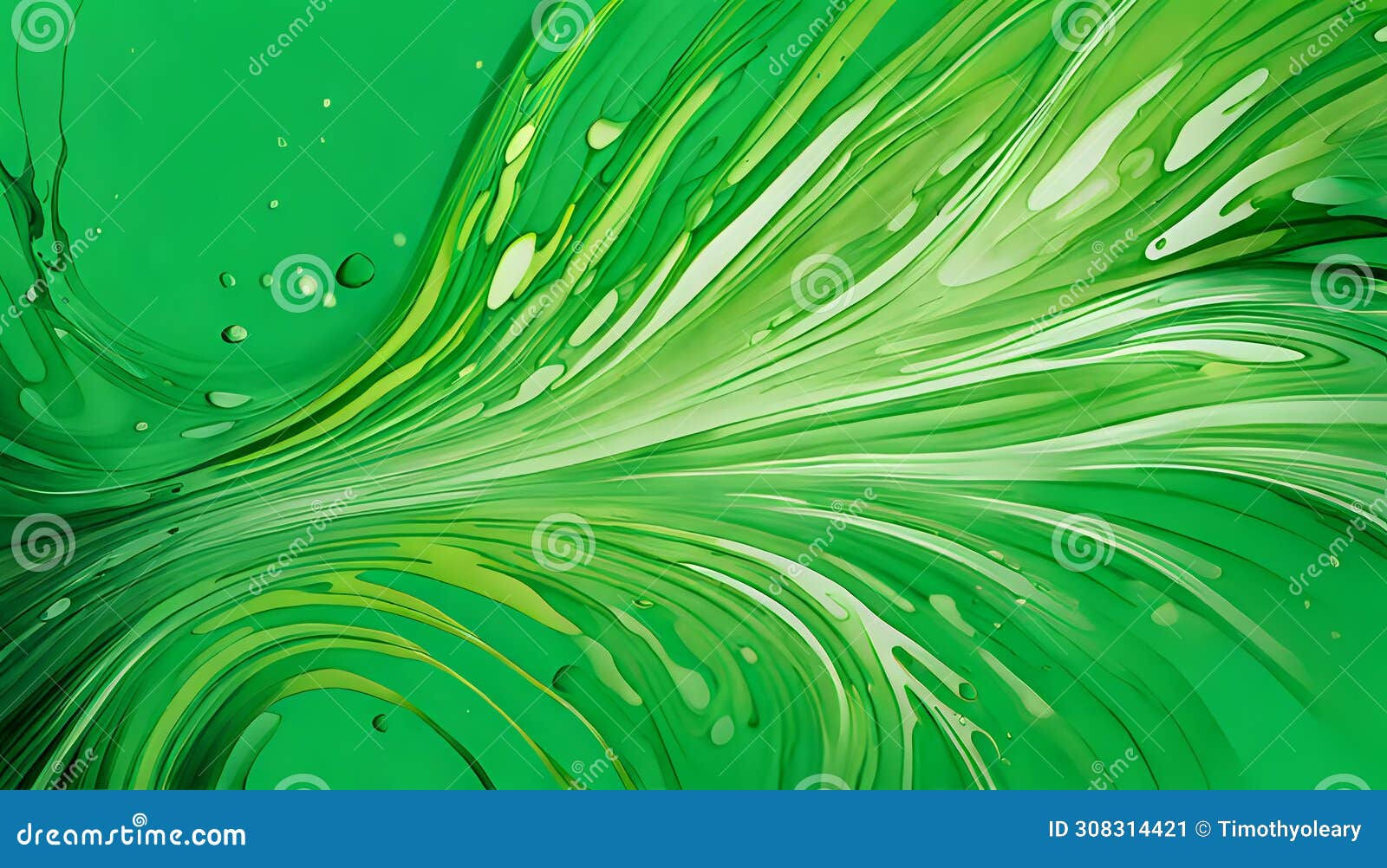 Green Paint Splatter Hittong a Surface Producing Abstract Art Stock ...