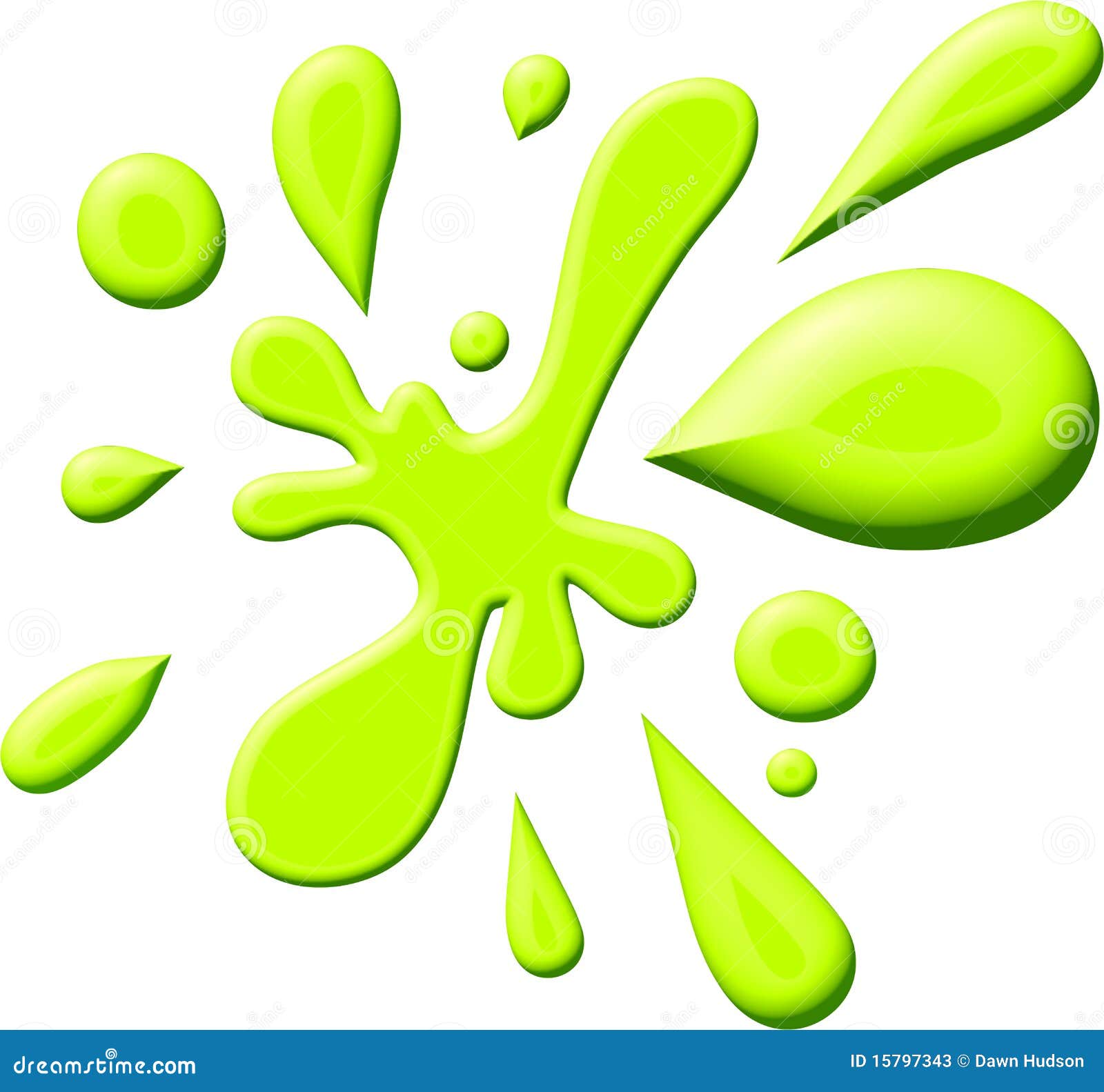Green Paint Splodge stock illustration. Illustration of prawny - 15797343