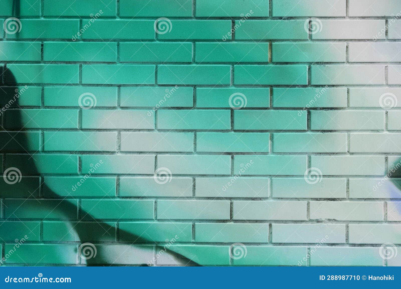 Green Painted Brick Wall , Graffiti Background Stock Illustration ...
