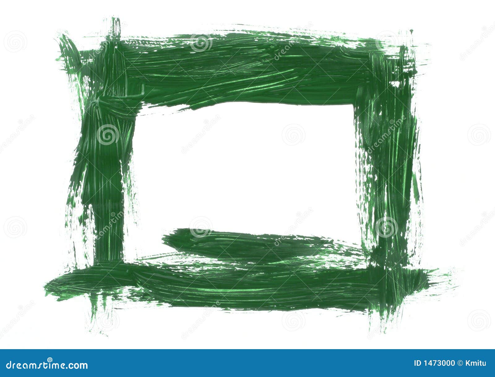 Green painted frame stock illustration. Illustration of grungy - 1473000