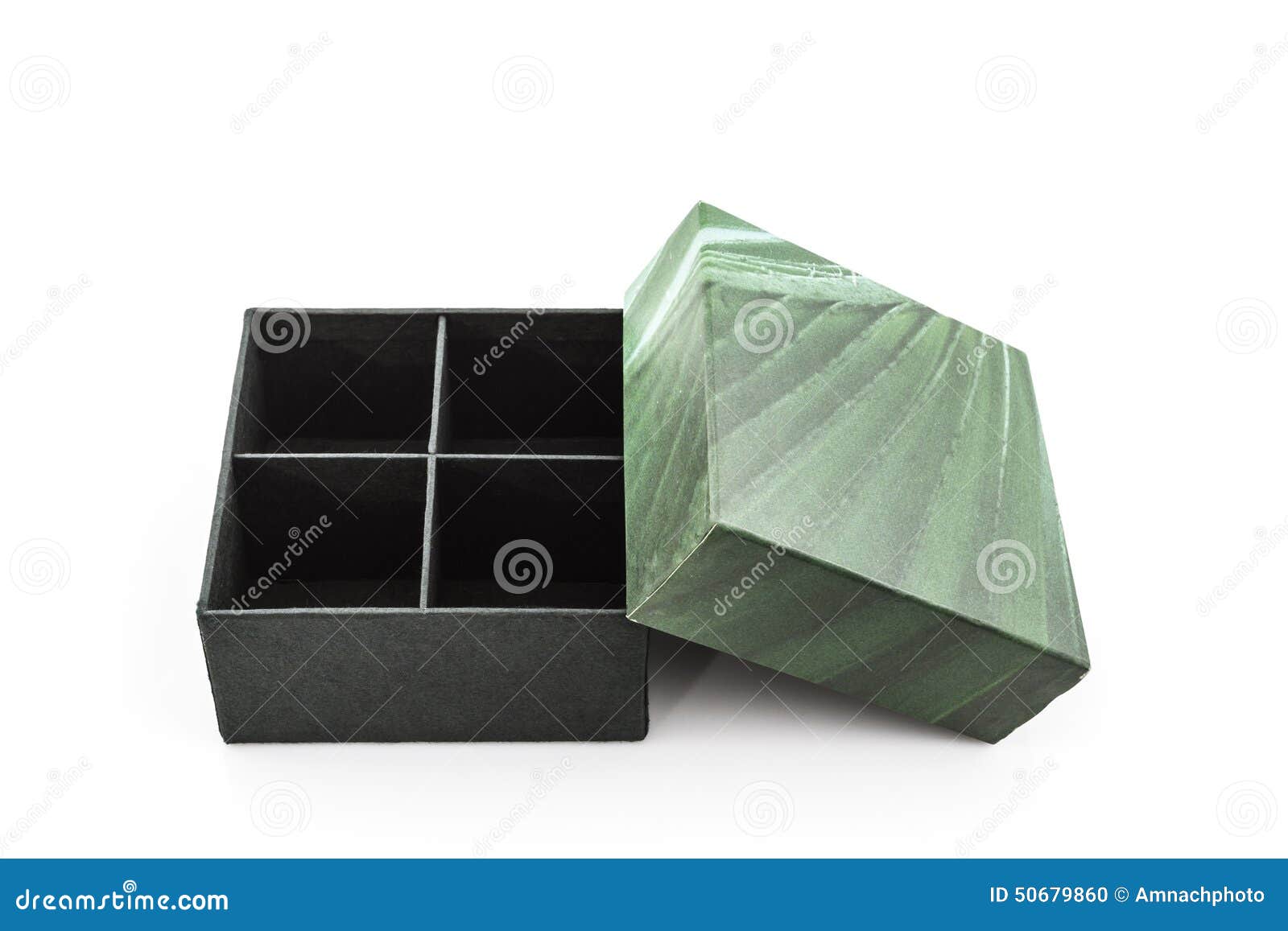 Green paper box. stock photo. Image of merchandise, carton - 50679860