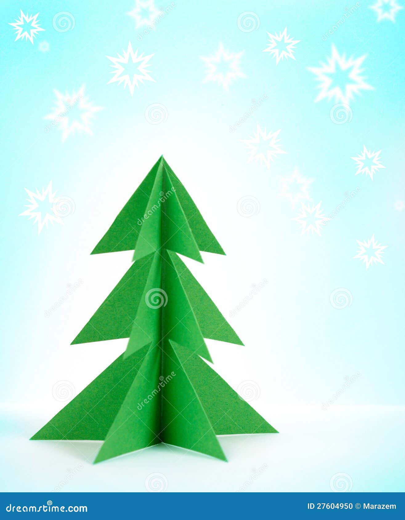Green paper christmas tree stock photo. Image of sign - 27604950