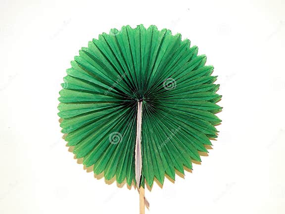 Green paper flower stock photo. Image of round, decorative - 14295854