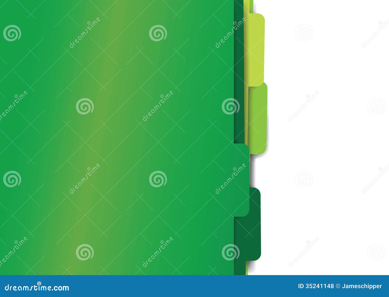 Green paper folder files stock illustration. Illustration of clear ...