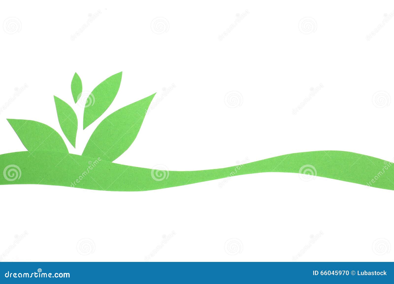 Green paper plant stock photo. Image of bush, plant, concept - 66045970