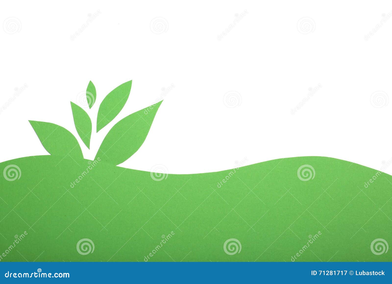 Green paper plant stock image. Image of nature, concept - 71281717