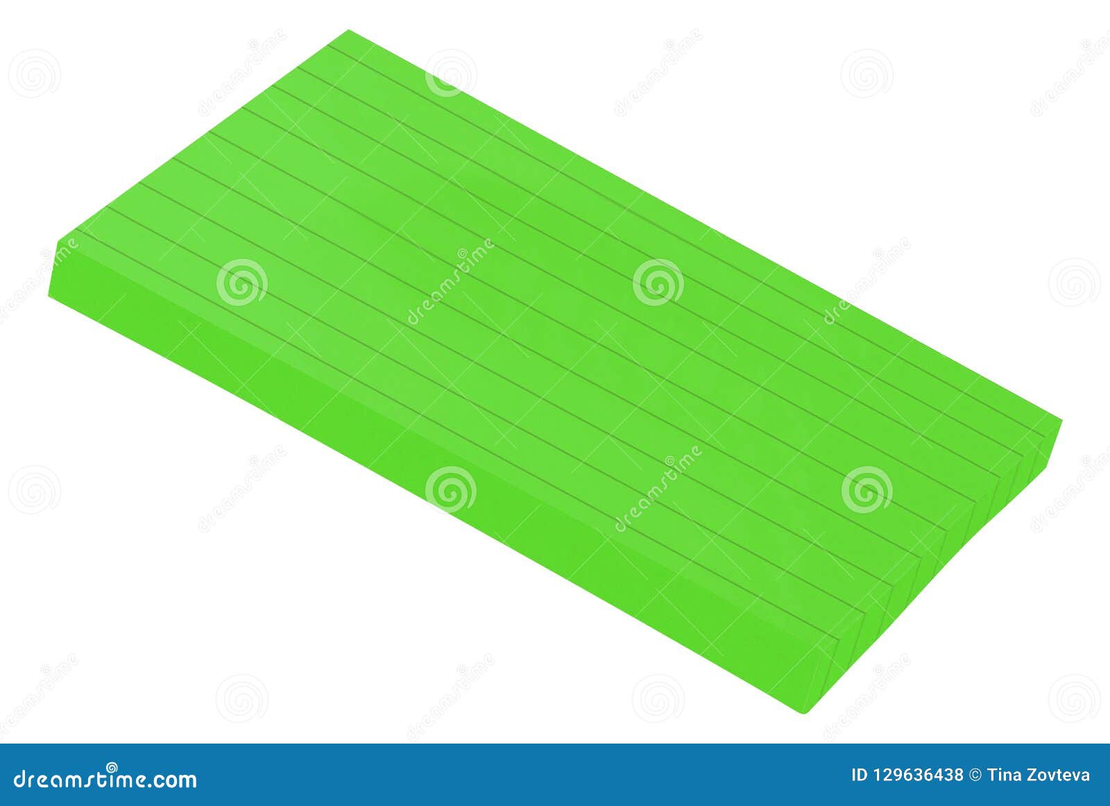 Green paper sticky notes stock photo. Image of office - 129636438