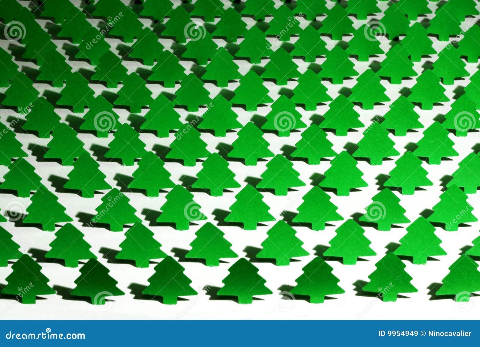Green Paper trees stock image. Image of power, fresh, paper - 9954949