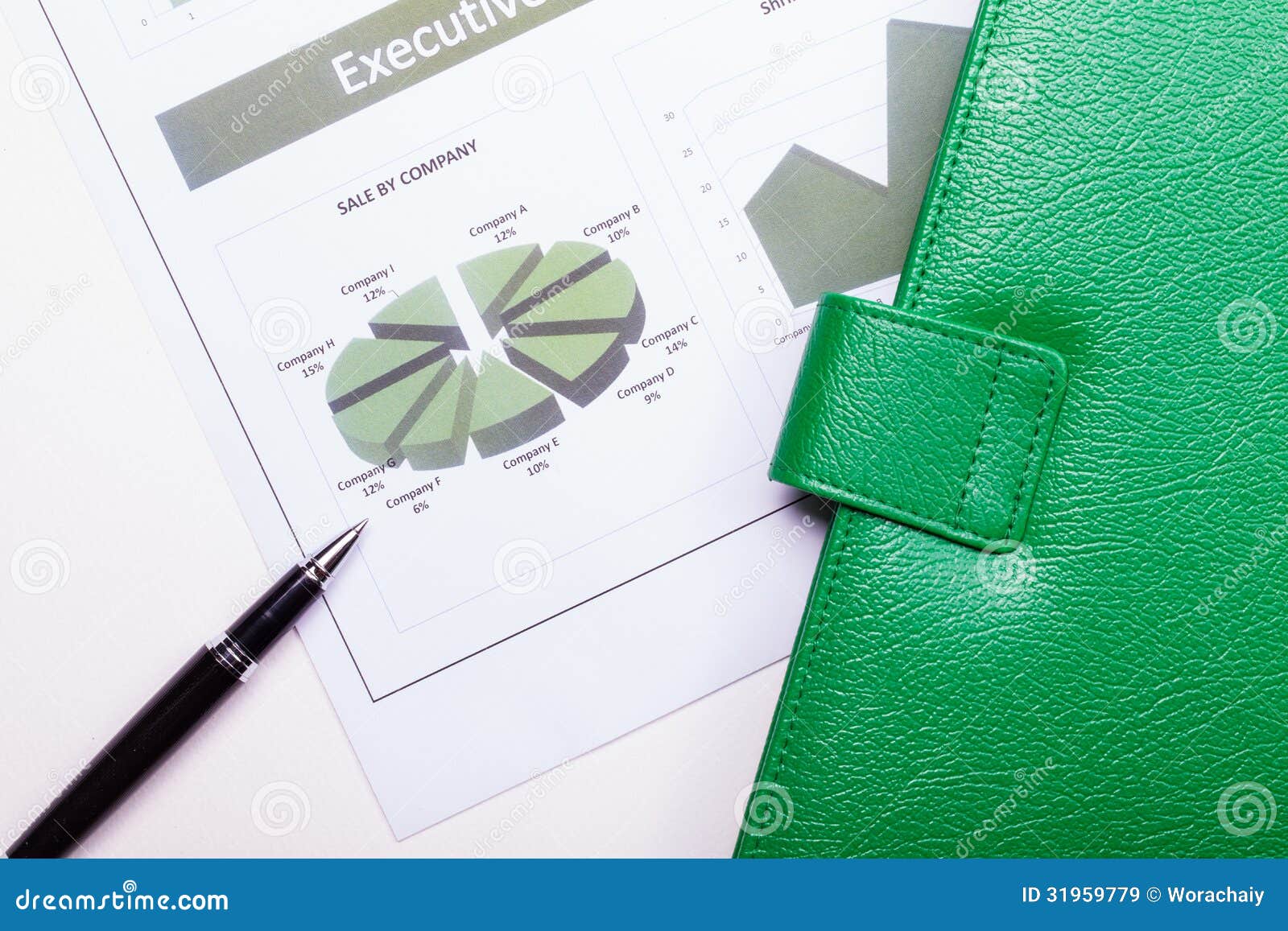 Green paperwork stock image. Image of report, accounting - 31959779