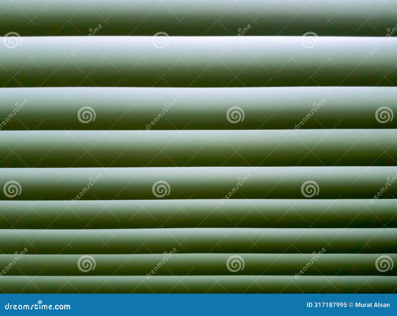Green Parallel Lines on Blinds with Gradient Shade Stock Image - Image ...