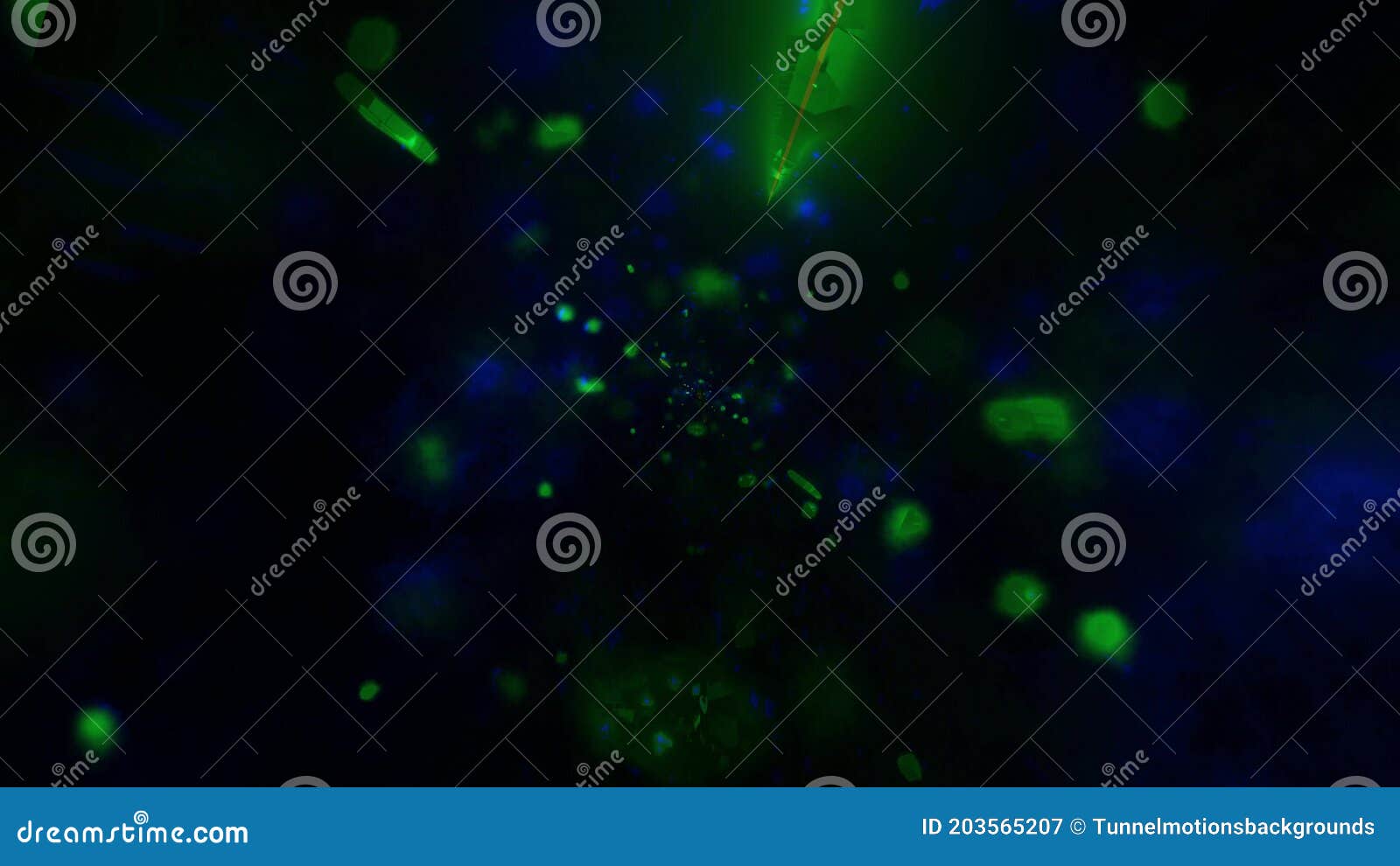 Green Particles Motion Design 3d Illustration Visual Background ...