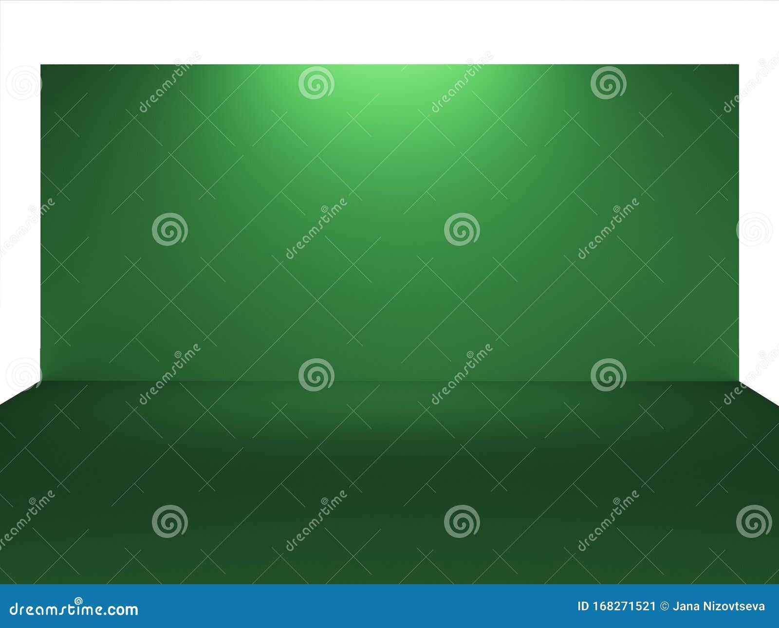 Green Partition Wall, Backround and Floor Stock Illustration ...