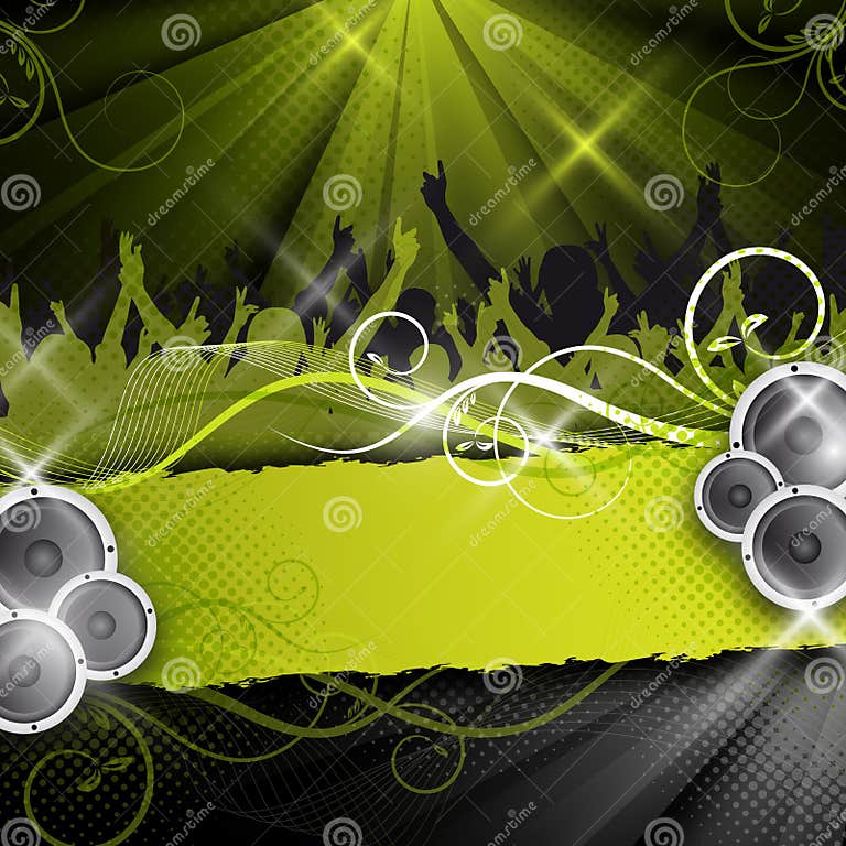 Green party design stock vector. Illustration of element - 24154489