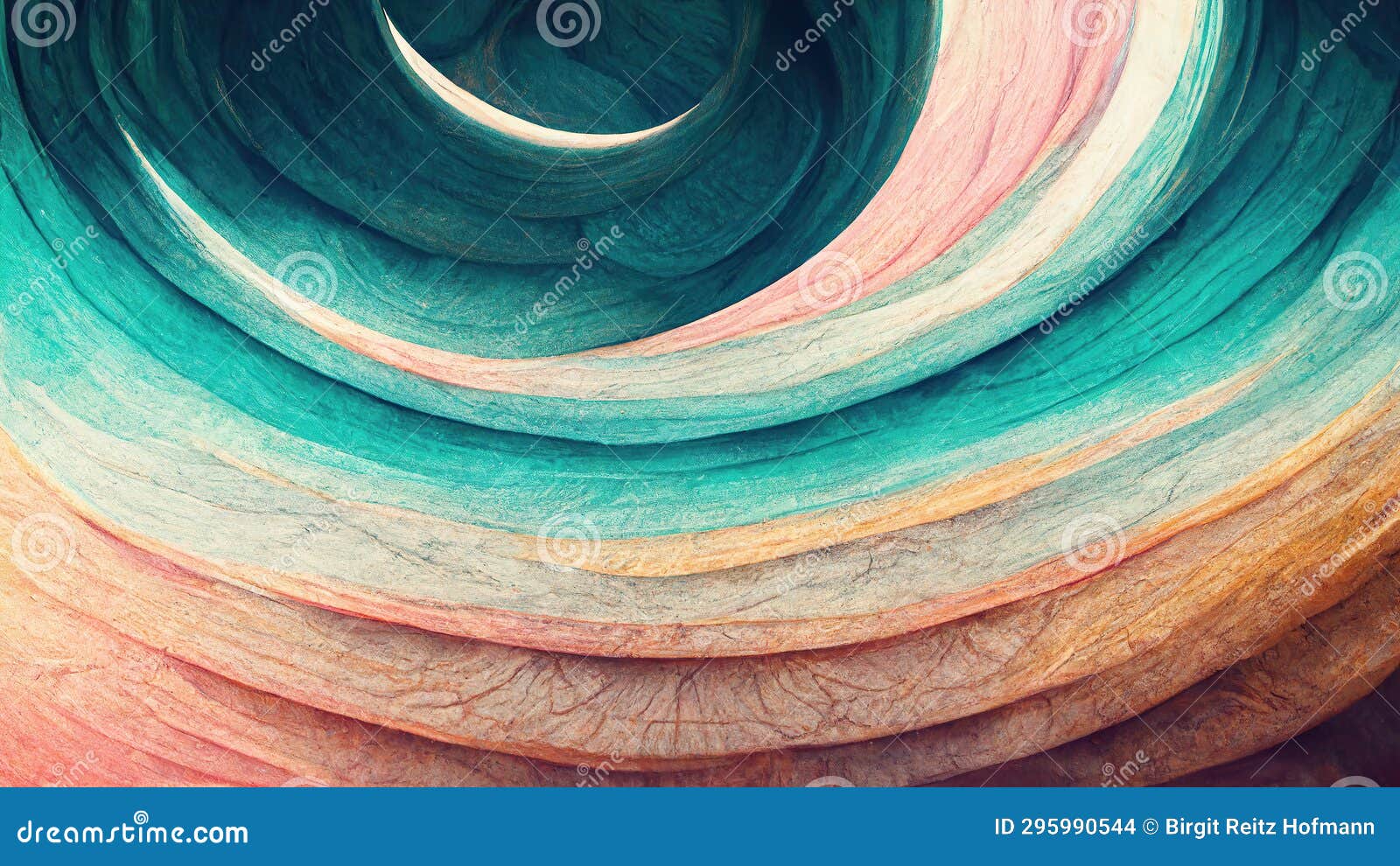 Green and Pastel Ocean Wave Reflection Pattern in Close Up Stock ...