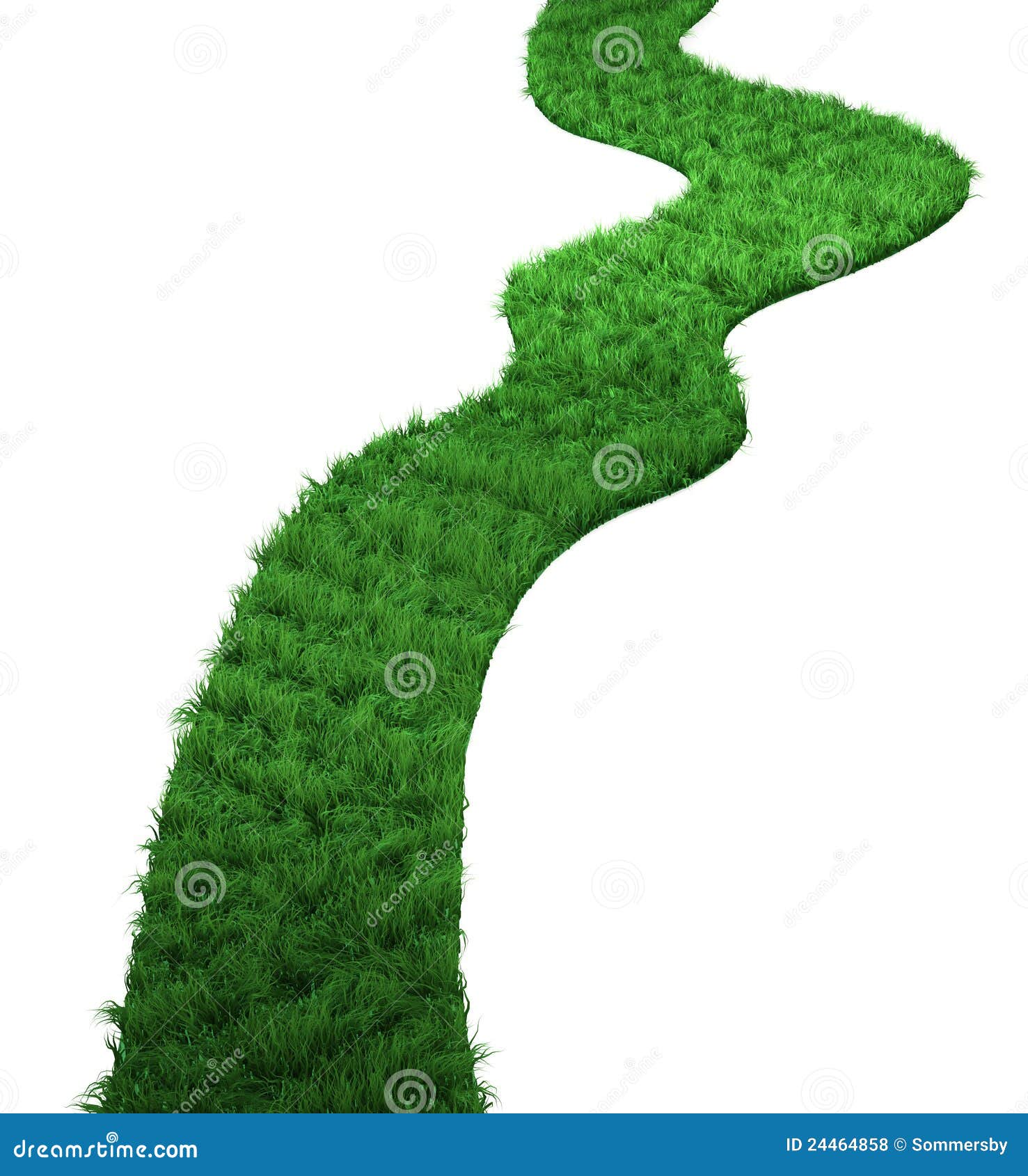 Green path from a grass stock illustration. Illustration of grow - 24464858