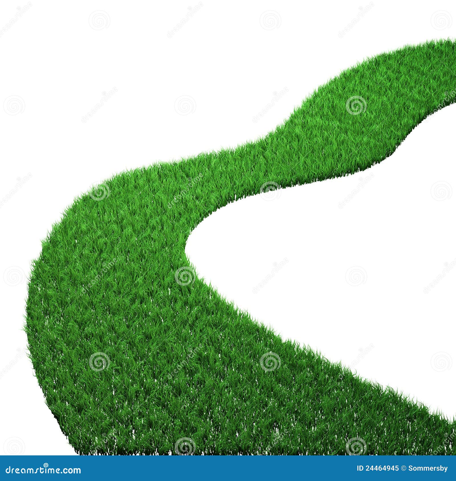 Green path from a grass stock illustration. Illustration of color ...