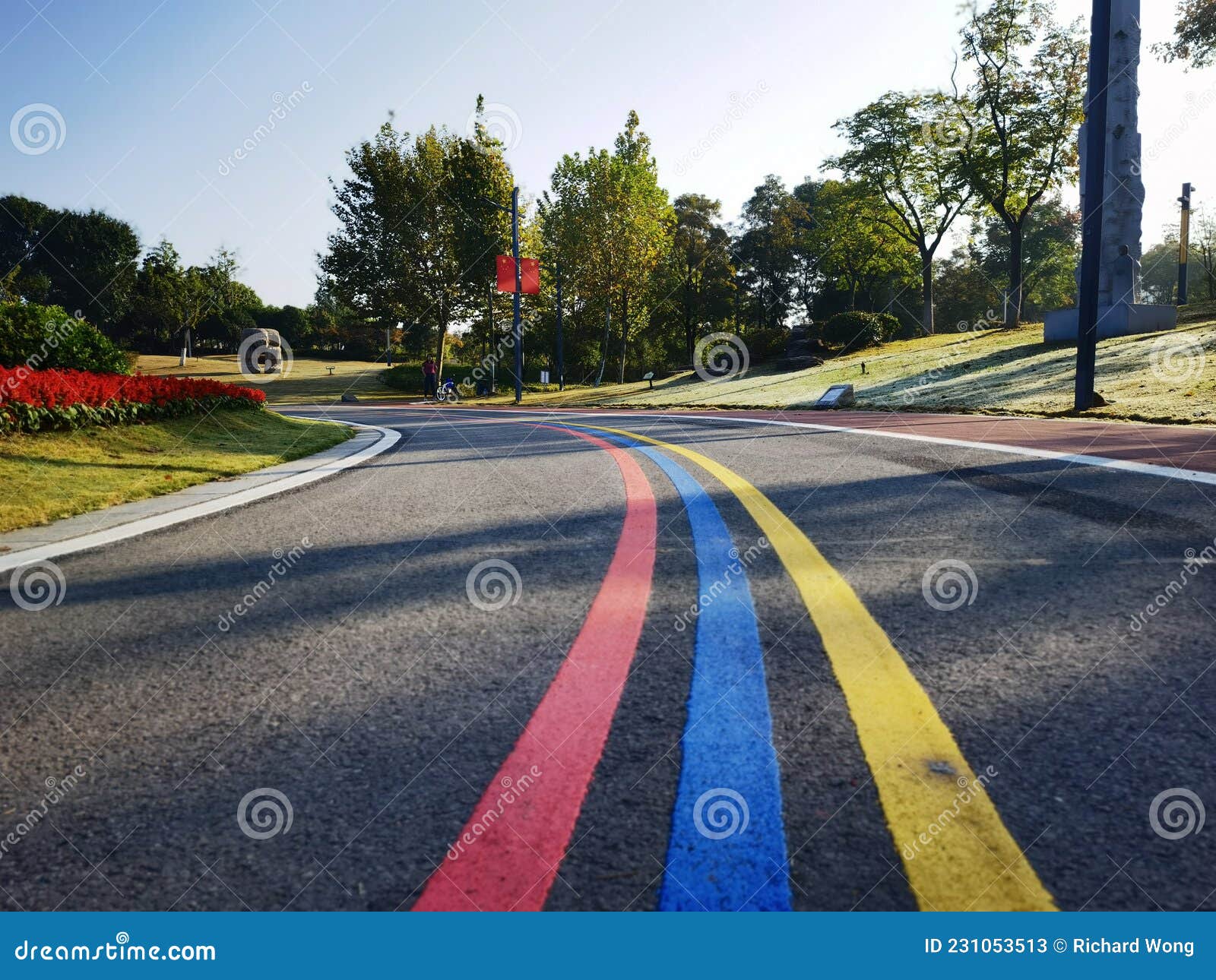 The green path in the park editorial stock photo. Image of city - 231053513